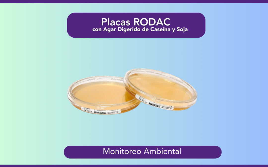 Monitoreo Ambiental: Placas RODAC con Agar Digerido de Caseína y Soja ...